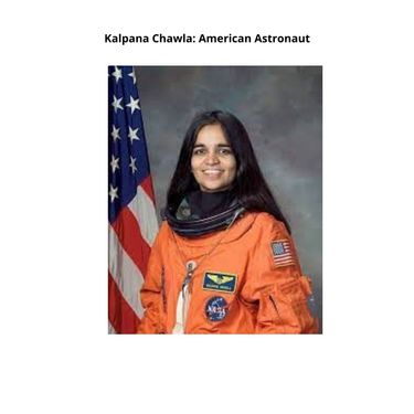 Book Creator | Kalpana Chawla: American Astronaut