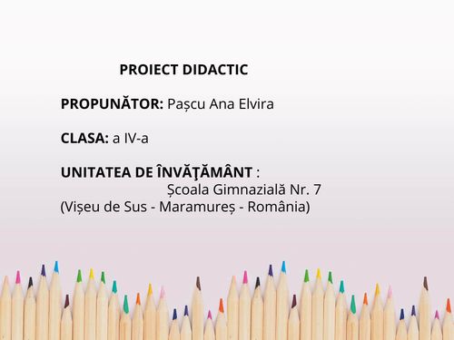 Book Creator | Proiect didactic