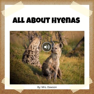 Book Creator | All About Hyenas
