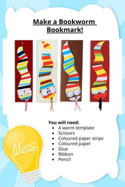 Book Creator | Make a Bookworm Bookmark