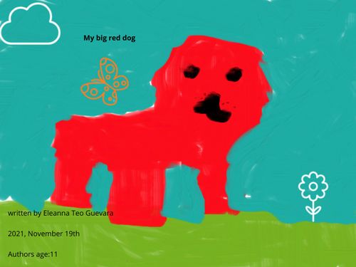 Book Creator | My big red dog.