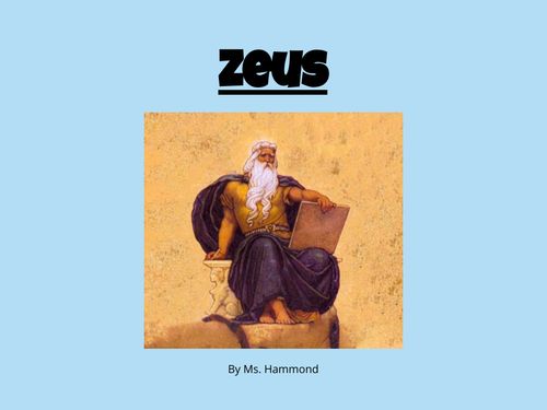 Book Creator | All About Zeus