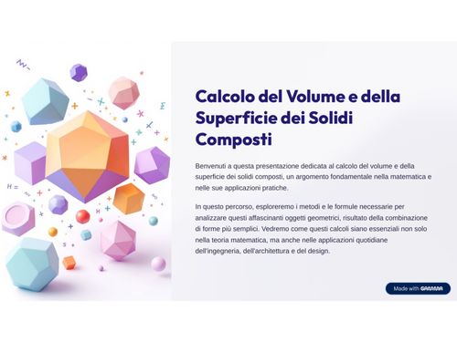 Book Creator | Volume e superficie dei solidi composti