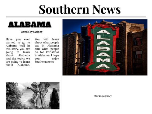 Book Creator | All About Alabama