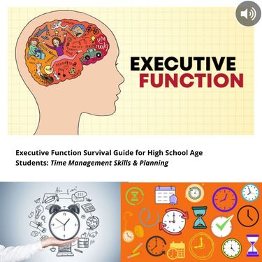 Book Creator | Executive Function: Time Management and Planning