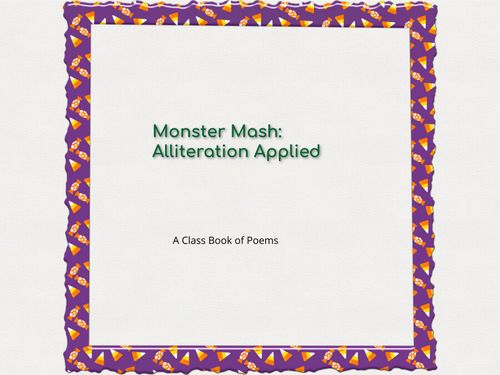 Book Creator | Monster Mash Poetry
