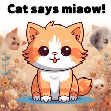 Book Creator | Cat says miaow!