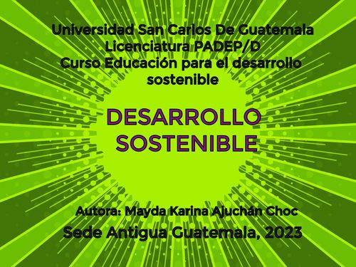 Book Creator | Desarrollo sostenible