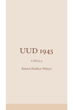 Book Creator | UUD 1945