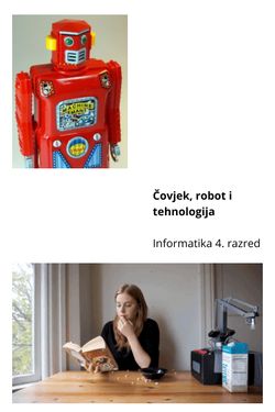 Book Creator | Informatika 4. - Čovjek, robot i tehnologija
