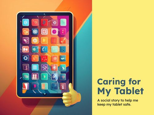 Book Creator | Social Story: Caring for my Tablet