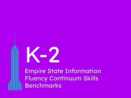 Book Creator | K2 Empire State Information Benchmarks