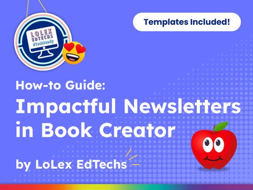 Book Creator | Newsletter Template Book