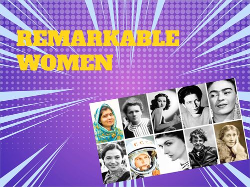 Book Creator | Remarkable women in History
