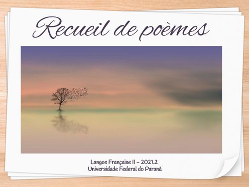 Book Creator | Recueil de poèmes