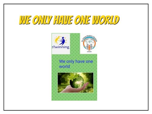 Book Creator | We only have one world