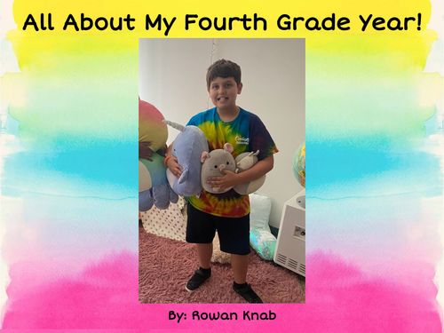Book Creator | All About My Fourth Grade Year!