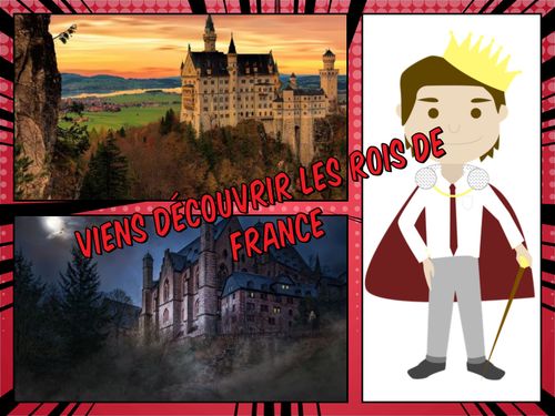 Book Creator | Viens découvrir les rois de France