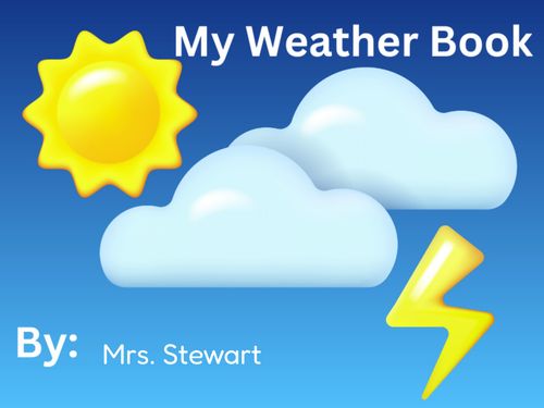 Book Creator | 1st Grade Weather