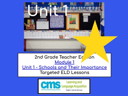 Book Creator | G2 M1 Unit 1 Targeted ELD Lessons