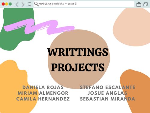 Book Creator | WRITTINGS PROJECTS - Team 3