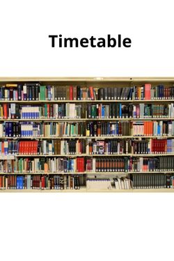 Book Creator | TimeTable