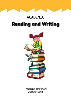 Book Creator | Academic Reading and Writing