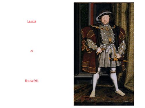 Book Creator | La vita di Enrico VIII
