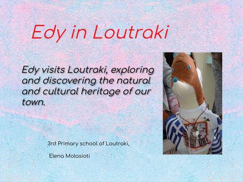 Book Creator | Edy, the otter mascot visits Loutraki.