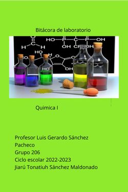 Book Creator | Bitácora Química I