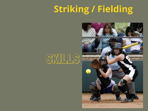 Book Creator | Striking / Fielding games SKILLS