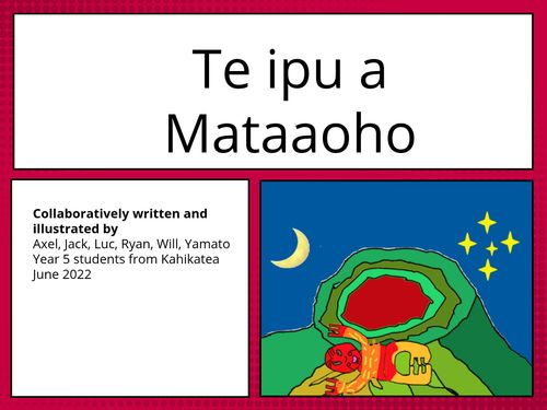 Book Creator | Te ipu kai a Mataaoho.