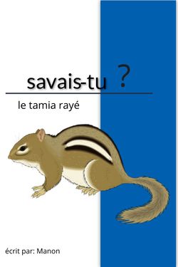 Book Creator | Savais-tu Le tamia rayé