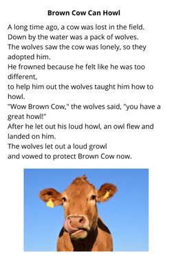 Book Creator | Brown Cow Can Howl