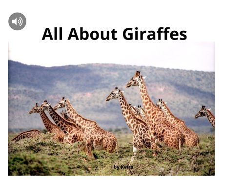 Book Creator | Giraffes