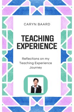 Book Creator | Reflections on my Teaching Experience Journey