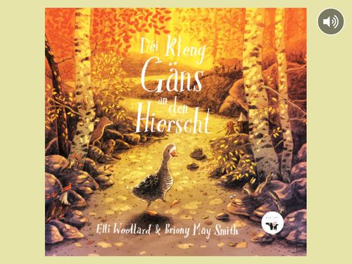 Book Creator | Déi kleng Gäns an den Hierscht