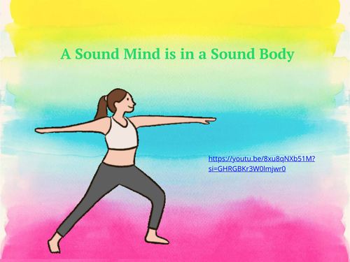 Book Creator | A Sound Mind is in a Sound Body