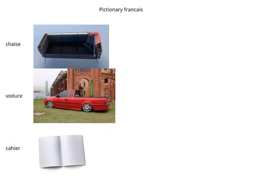 Book Creator | pictionary francais