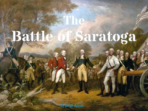 Book Creator | Battle of Saratoga