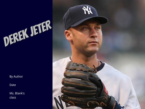 Book Creator | Derek jeter biography