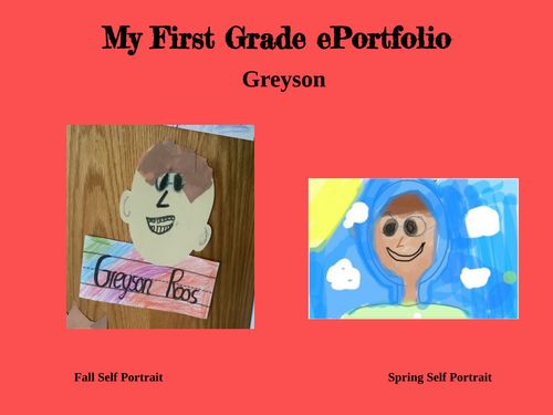 Book Creator | Greyson’s First grade portfolio