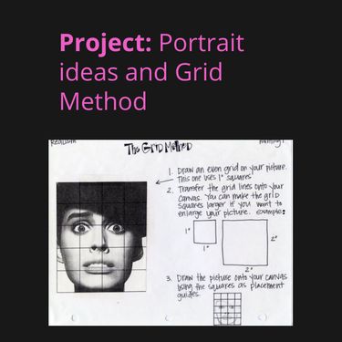 Book Creator | Self-Portrait Grid Method