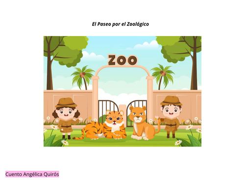 Book Creator | Paseo por el Zoológico