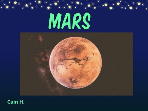 Book Creator | Mars