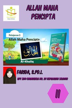 Book Creator | ALLAH MAHA PENCIPTA
