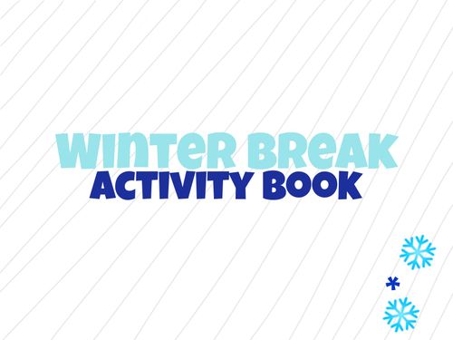Book Creator | Winter Break Activity Book