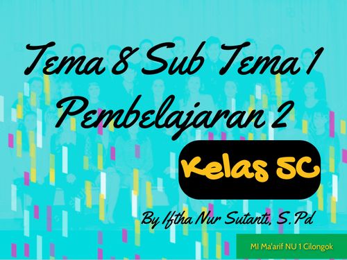 Book Creator | Kelas 5 Tema 8 Sub Tema 1 Pembelajaran 2