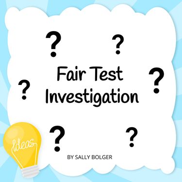 Book Creator | Fair Test Experiment