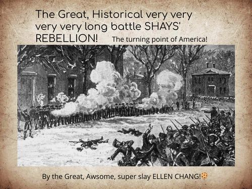 Book Creator | Shays Rebellion